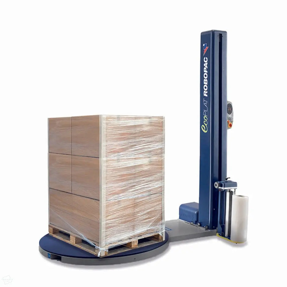 Pallet Wrapping Machine | Robopac Ecoplat Plus FRD – The Packaging Club